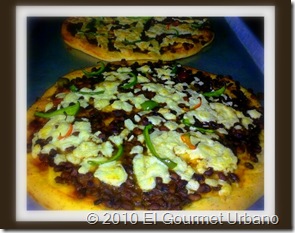 El Gourmet Urbano: NELSON SUAREZ (@pochove): PIZZA DE FRIJOL